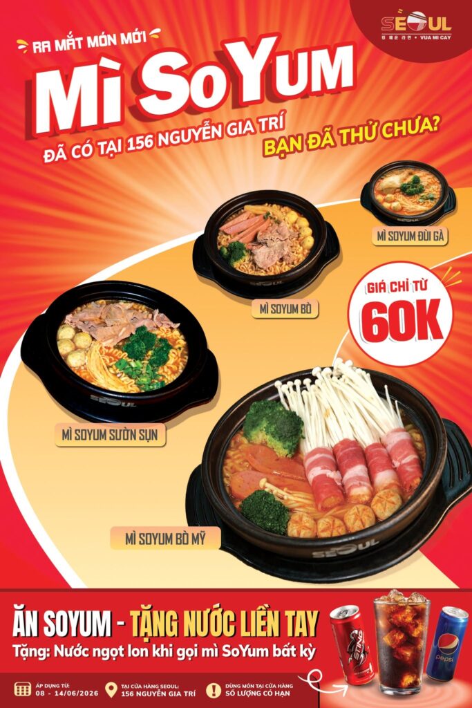 Tiếp nối cơn sốt tại Quận 4 - Mì SoYum chính thức cập bến Nguyễn Gia ...